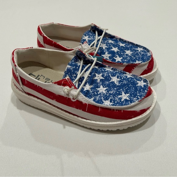 Hey Dude | Shoes | Hey Dude Wendy Star Spangled American Flag Shoe ...